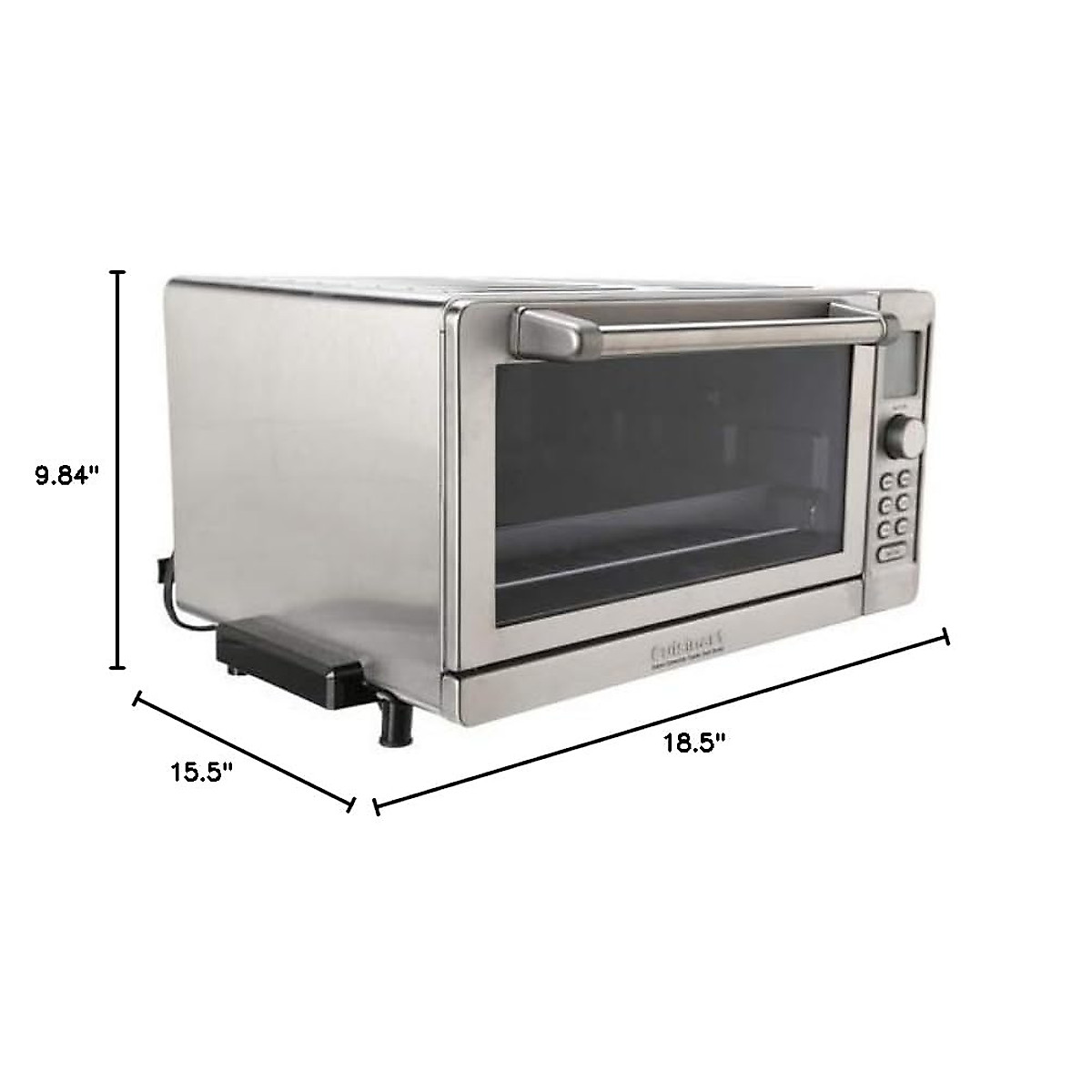 Cuisinart TOB-135N Deluxe Convection Toaster Oven Broiler, Brushed Stainless