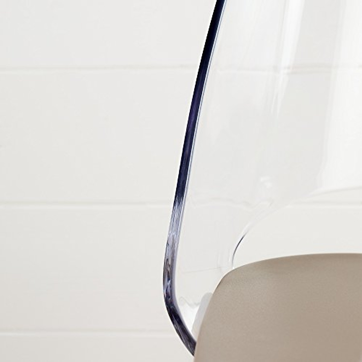 South Shore Annexe Eiffel Style Office Chair, Wood, Clear and Gray, 16D x 16.25W x 32.5H in