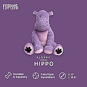 fabdog, inc. Floppy Hippo Dog Toys (Large)