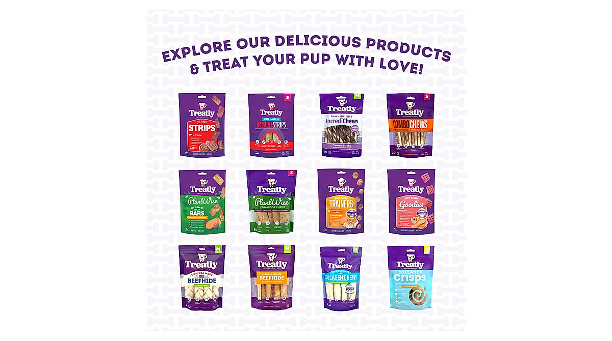 Treatly Collagen Crisps for Dogs - Chicken Flavor (10oz)