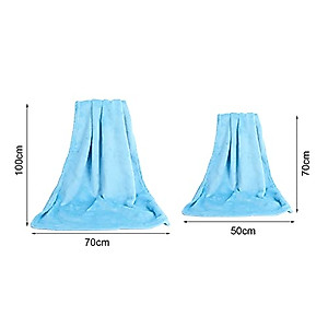 Smalibal Fleece Blankets, Super Soft Flannel Blanket for Bed, Solid Color Thickened Luxury Cozy Microfiber Plush Fuzzy Blanket Sofa Bedroom Throw Rug Pink 70x100cm