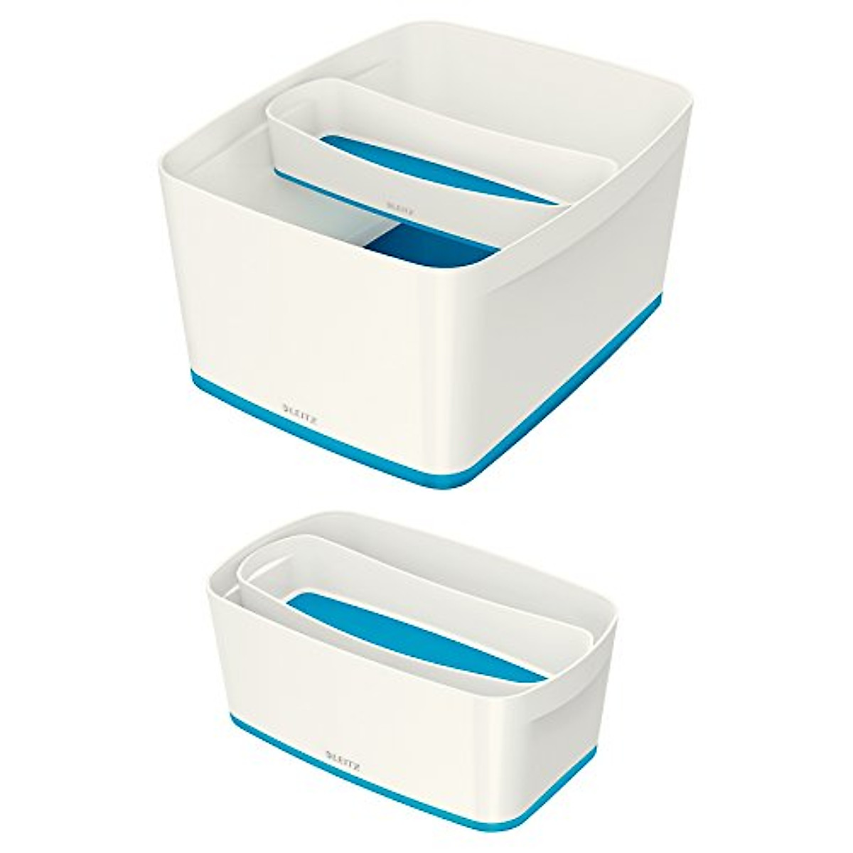 Leitz Wow, myBox, Storage Tray Klein Weiß/Blau Metallic