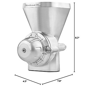 KitchenAid KGM All Metal Grain Mill Attachment, Size: 1