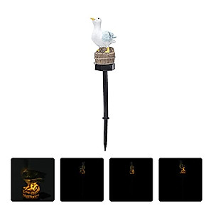 balacoo Solar Lights Decoration Lights Outdoor Outdoor Lights Seabird Landscape Lights Led Pathway Lights Home Garden Outdoor Pathway Decor LED Spotlight Outdoor Decor