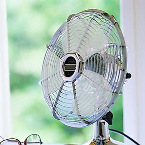 DOITOOL Universal Plastic 3 Leaves Fan Blade Set 16 Inch Replacement Fan Blades with Nut Cover Electric Fan Leaves for Table Standing Pedestal Fan