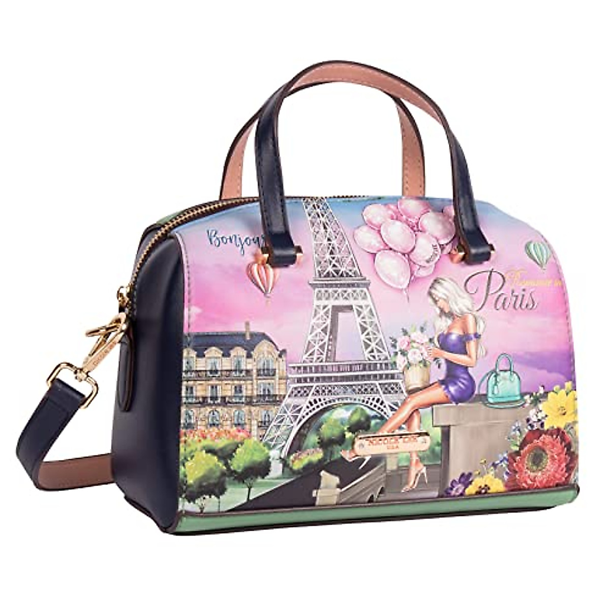 Nicole Lee ROMANCE IN PARIS 3 PIECE SET (Shopper, Crossbody, Clutch)