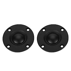 2PCS Tweeter Treble Speaker, 20mm Vibrating Diaphragm Soft Dome Silk Film Dome Tweeter Treble Speaker 30W 6Ω Hi-Fi Speaker