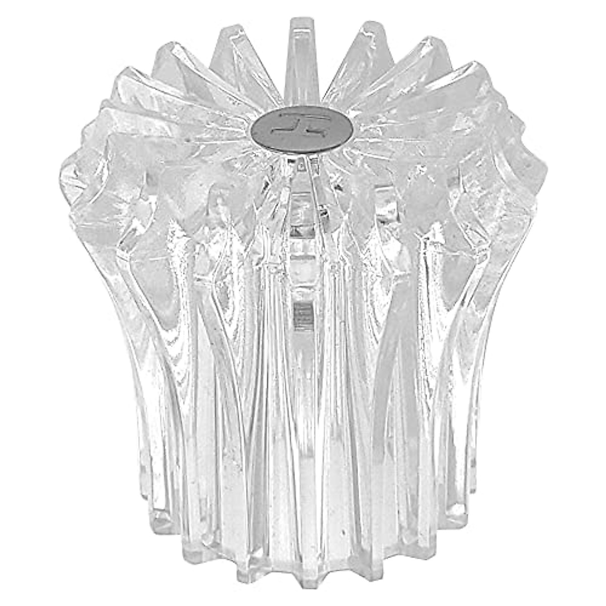 Avalon Plumbing Supply Tub and Shower 3 Piece Faucet Marquis Handles Replacement for Price Pfister Systems, 12 Point Broach, 3 Piece Set of Hot, Cold, Diverter, Clear Acrylic