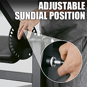 GMWD Bicep Tricep Curl Machine, 250LBS Plate Loaded Bicep Curls and Tricep Extension Machine, 2 in 1 Exercise Equipment for Home Gym Workout Station, Black