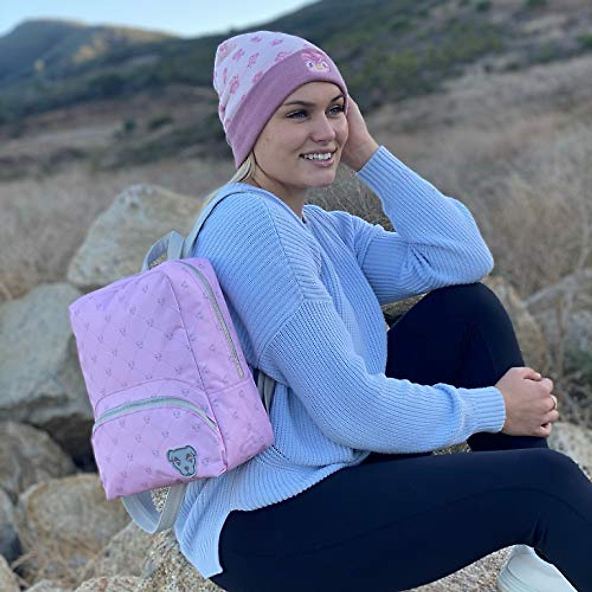 Controller Gear Authentic and Officially Licensed Animal Crossing: New Horizons - Celeste Floral Knit Beanie Foldover and Tom Nook Beanie [2 Pack] - Not Machine Specific