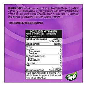 TANG Uva 25g | Powdered Drink Mix Grape 5 Pack