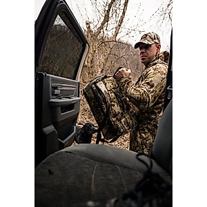 First Lite Men’s Origin Hoody - Lightweight Fleece Insulated Camo Hunting Fleece Pullover - First Lite Typha - Medium