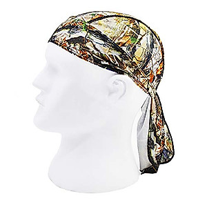 PURFUN Breathable Camo Cycling Bandana Headscarf Men Women Fashion Skull Cap Anti-UV Sweat Wicking Cool Dance Motorcycle Biker Head Scarf Scarf Liner
