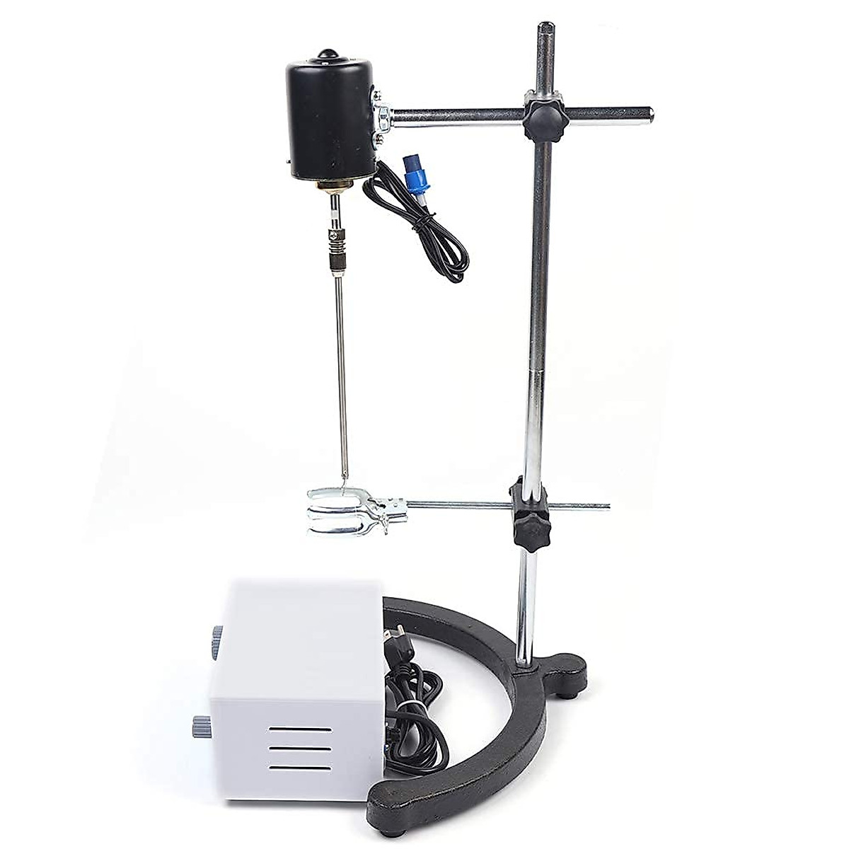 Electric Overhead Stirrer 100W 110V Lab Mixer with Stirring Rod 3000 RPM Top-Mounted Mixer Grinder Homogenizer Home Lab Homebrew Industrial Stirrer Industrial Grinder Homogenizer Mixer