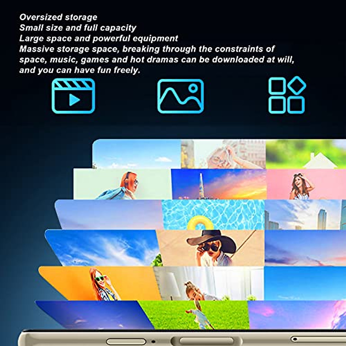 3.5in Mini Unlocked 4G Smartphone Small Old Mobile Phone Dual Cards Dual Standby for Cell Phone for Students, Endurance,Face Recognition,Fingerprint (Black)