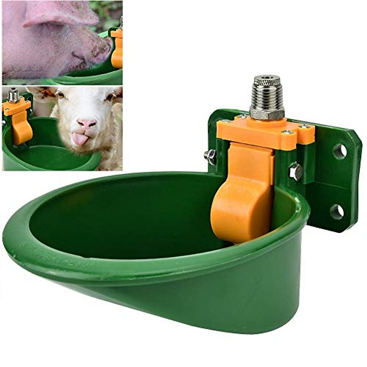 Sheep Water Bowl Automatic Pig Waterer Professional Livestock Drinking Cup Farm Drinking Water Supplies for Horses Goats Cows Sheep Dogs