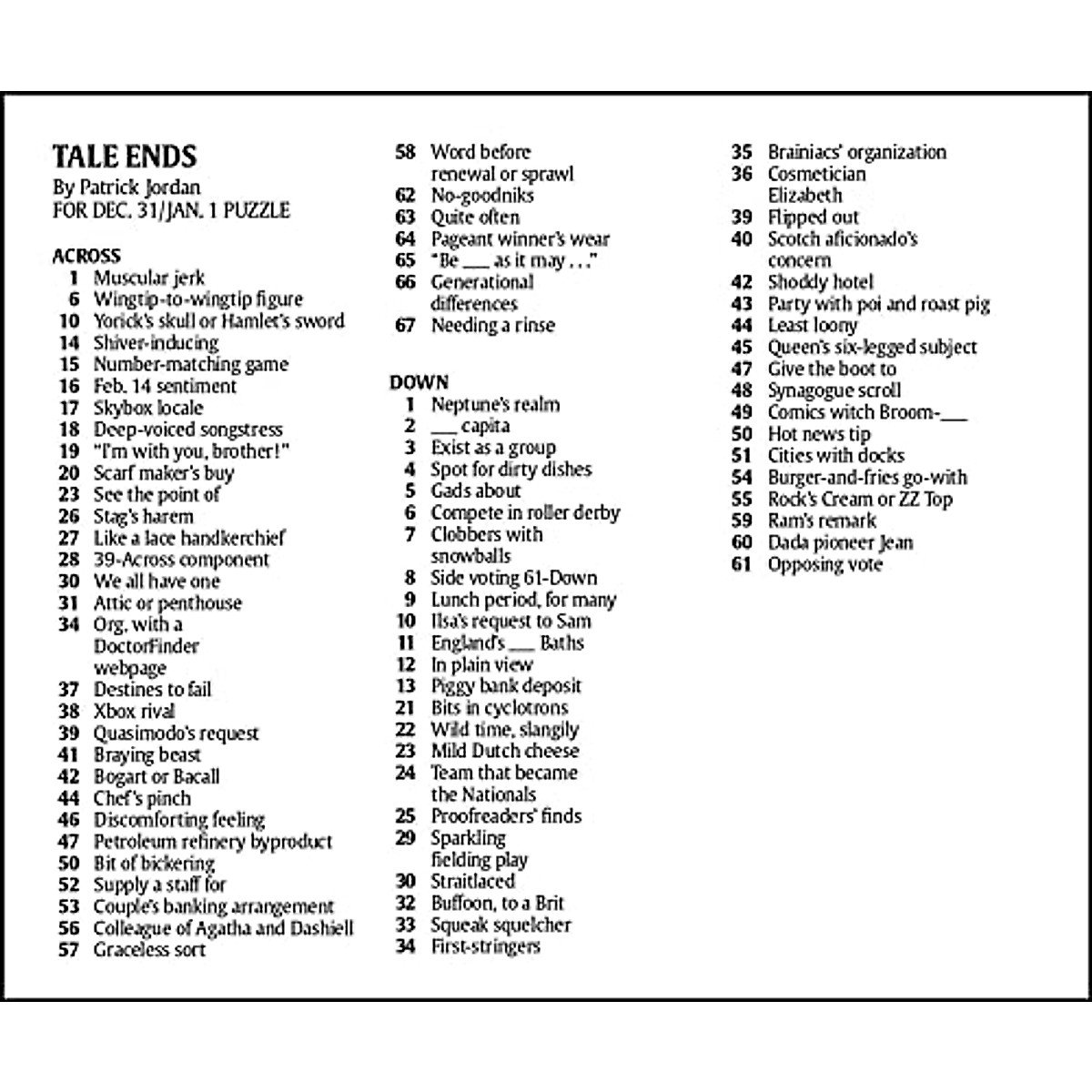 USA Today Crossword Puzzles 2023 Day-to-Day Calendar