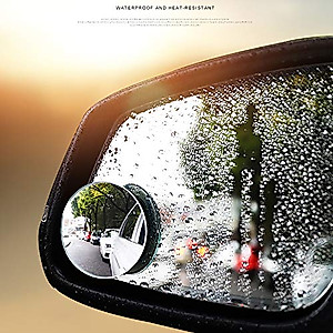 Drive Safe Blind Spot Mirrors HD 2" Fixed Round Glass Blind Spot Mirror 2-Pack | Ultimate Rear View Mirror for All Cars | Eliminate and Improve Your Blind Spots (2inch)