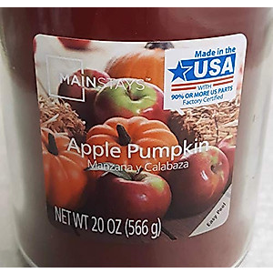 Mainstays 20 oz Candle, Apple Pumpkin