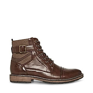 Madden Men's M-TITTAN Combat Boot, Brown, 11