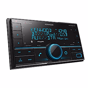 Kenwood DPX395MBT Double DIN in-Dash Digital Media Receiver with Bluetooth (Does not Play CDs) | Mechless Car Stereo Receiver | Amazon Alexa Ready - Black