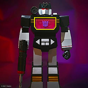 Super7 Super Cyborg Transformers Soundwave Soundblaster - 11" Transformers Action Figure with Accessories Classic Cartoon Collectibles and Retro Toys