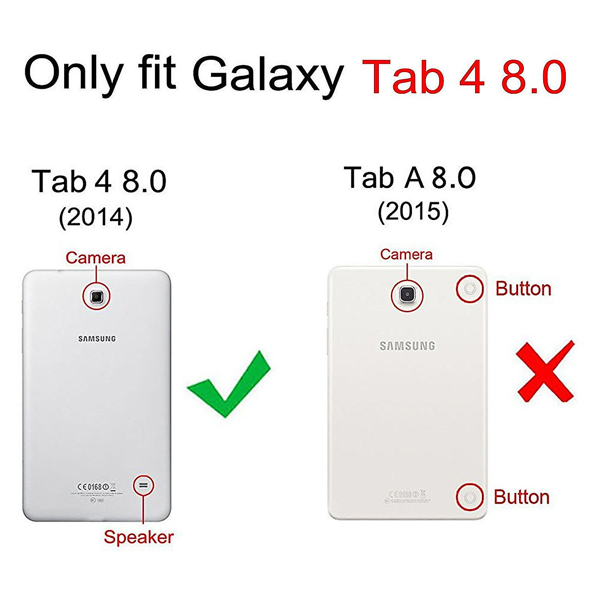 Fintie Slim Shell Case for Samsung Galaxy Tab 4 8.0 (8-Inch) Case - Ultra Lightweight Protective Stand Cover with Auto Sleep/Wake Feature, Black