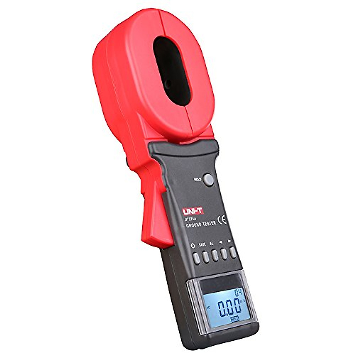 UNI-T UT276A+/ UT278A+ Clamp Earth Ground Tester, 4 Digits LCD Display Leakage Current 30A Earth Ground Resistance 1200Ω CAT III 300V CE, RoHS (UT276A+)
