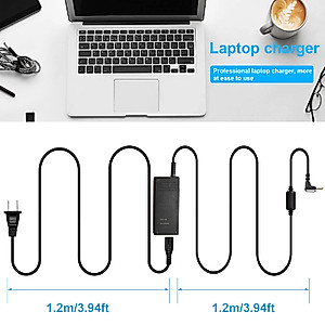Laptop Charger Adapter Power Supply Cable for ASUS A53E A55 K50IJ K52F K56CA K55A X53U K53E U56E X53E X54H X5D X55A X55C X75A X50IJ X401A X502 X502X X502CA X551C X551CA X551M Q400A Q501LA Q502 Cord