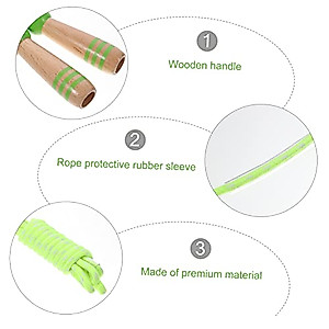 Didiseaon 6 pcs cartoon skipping rope kids exercise equipment fitness jump rope jump rope kids exercise ropes Children skipping rope kids jumprope rope cotton rope Jump Rope Kids Toy