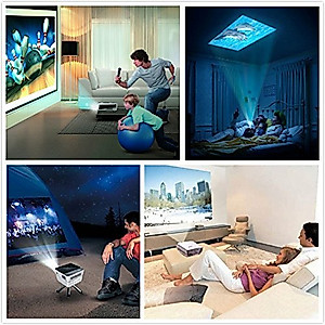 V2 LED LCD (WVGA) Mini Video Projector - International Version (No Warranty) - DIY Series - Black (FP8048V2-IV5)