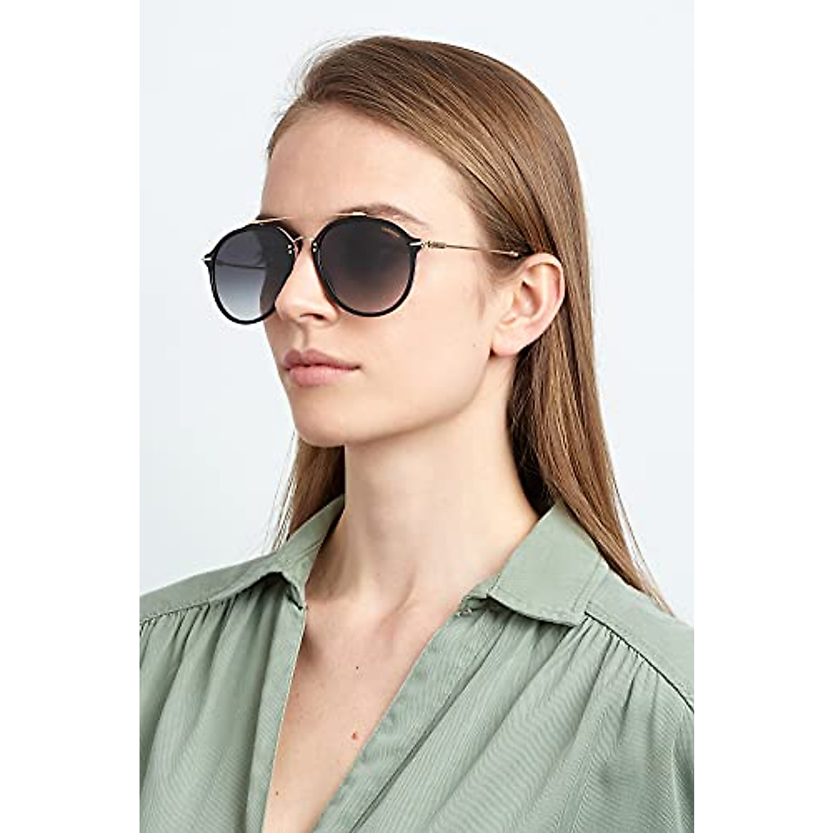 Carrera Modern Round Sunglasses, Multicoloured (Blk Havan), 55