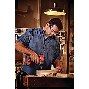 CRAFTSMAN 20V MAX Impact Driver Kit, 1 Battery, 1/4-Inch (CMCF800C1) , Red