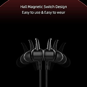 MOEEN Neckband Bluetooth Headphones V5.0 Wireless Headset Sport Earbuds w/Mic Cordless Noise Canceling Earphones 12Hrs Playtime for Gym Running