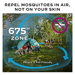 Thermacell Mosquito Repellent Perimeter System; Provides Mosquito Protection for Patios, Decks and Doorways; No Open Flame, Scent Free, Bug Spray Alternative