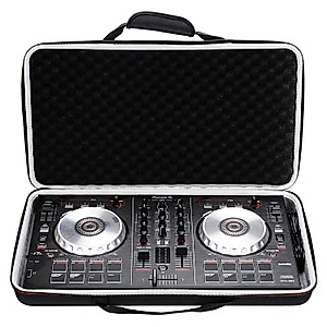 LTGEM Case for Pioneer DJ DDJ-400 / DDJ-SB3 (DDJ-SB3-N) / DDJ-SB2 or Portable 2-channel Controller or DDJ-RB Performance DJ Controller-Black (20.8×11.2×2.5 inch)