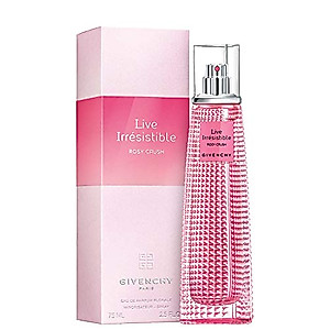 Givenchy Very Irresistible Live Rosy Crush for Women Eau de Parfum Spray 2.5 Ounces, clean