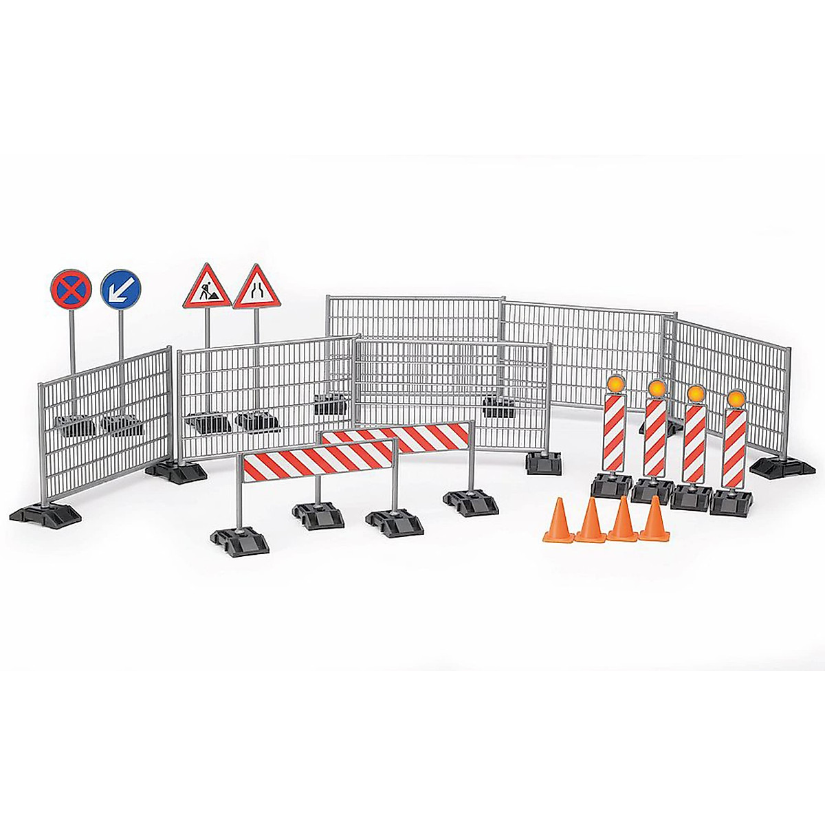 Bruder Construction Set: Railings, Site Signs and Pylons