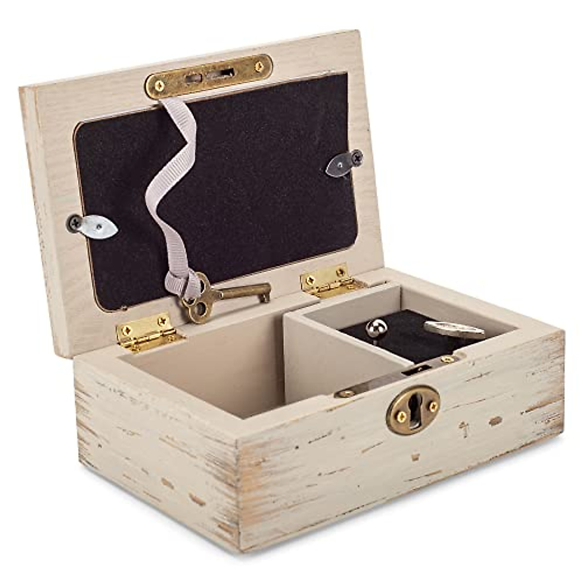 Cottage Garden Memories Moments White Wash Butterfly Tree Petite Decoupage Music Box Plays What a Wonderful World