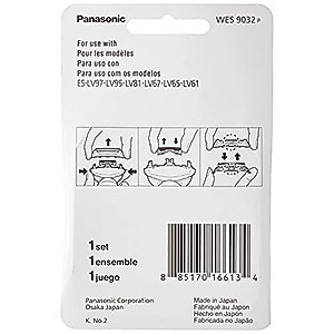 Panasonic Shaver Replacement Outer Foil and Inner Blade Set WES9032P, Compatible with ARC5 5-Blade Shavers ES-LV97-K, ES-LV67-K, ES-LV95-S, ES-LV65-S