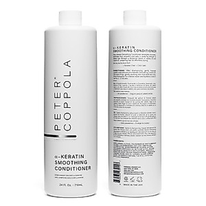 Peter Coppola a-Keratin Smoothing Shampoo & Conditioner Set - Smooth Shiny Hair - Frizz Free Hair - Healthy Strong Hair (24 Fl Oz)