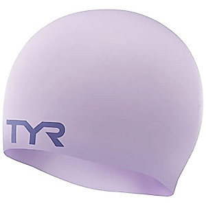 TYR Unisex Adult All-season Wrinkle-Free Silicone Swim Cap, Black, 0 US