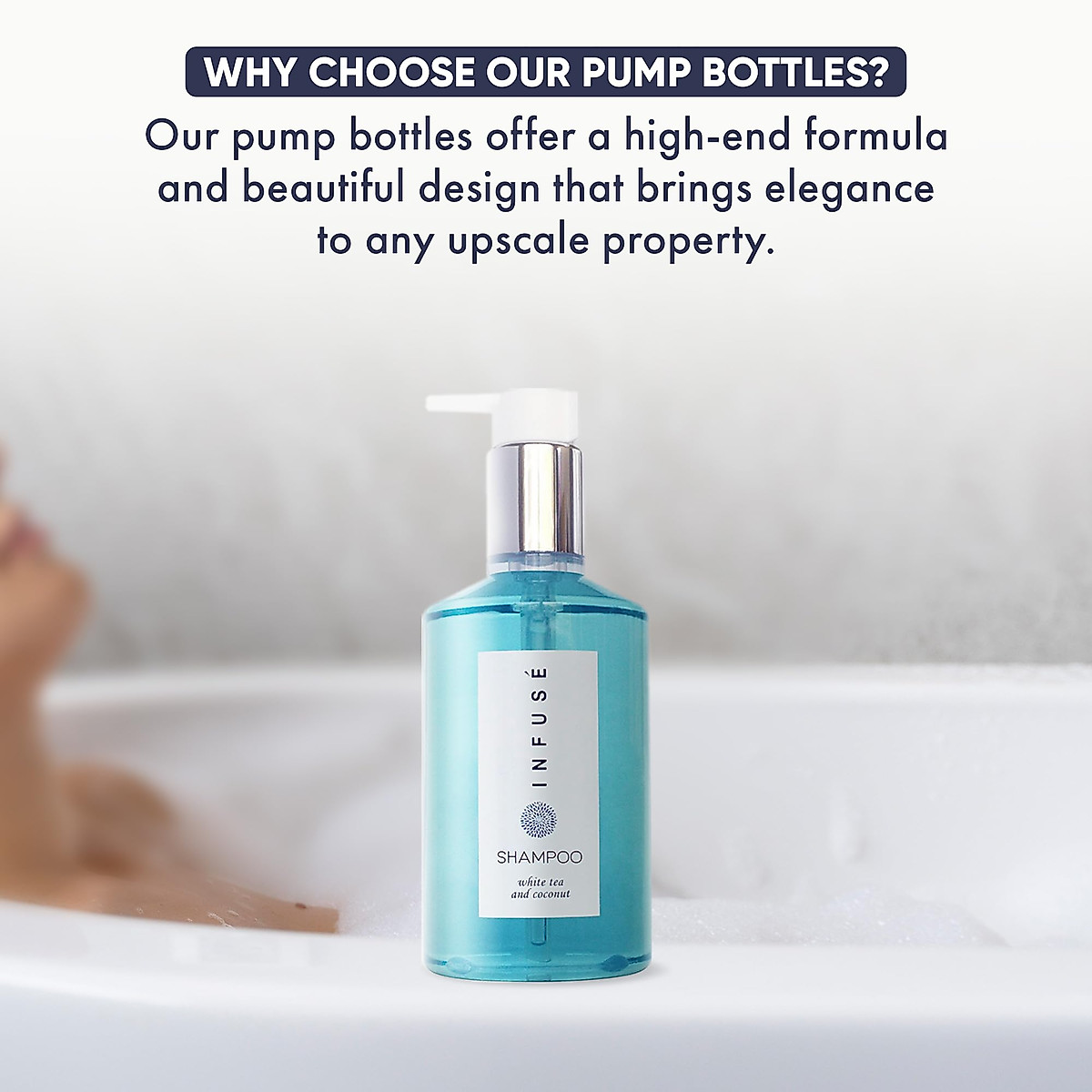 Terra Pure Infuse Shampoo, Retail Size Hotel Amenities, 10.14 oz. (Single)