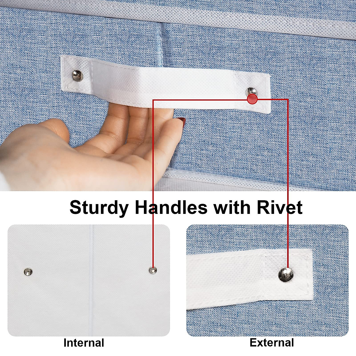 China Storage Containers,Wine Glass Mug Plate Dish Stemware Storage Box with Dividers,Hard Shell Dinnerware Case with 24 Felt Protectors for Crystal Glassware,Coffee Cup,Bowl Packing & Moving (Blue)