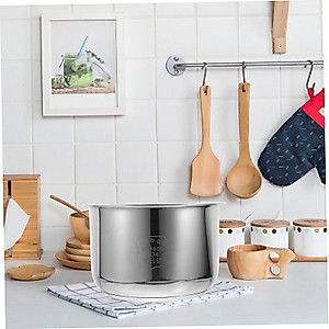 Anneome Rice Cooker Inner Pot Replacement Non Stick Liner for Electric Rice Cooker Cooking Pot for Meal Prep Kitchen Accessory for Cooked Rice