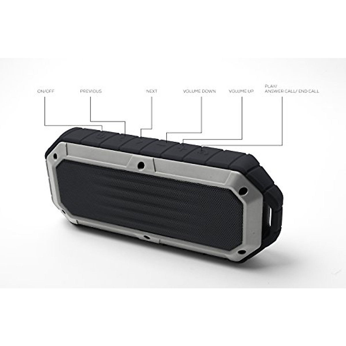 iJoy Beach Bomb IP66 Waterproof Shockproof Portable Bluetooth Speaker - Indigo (IND)