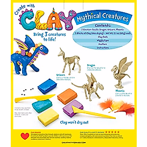 Creativity for Kids Create with Clay Mythical Creatures – Sensory Arts & Crafts For Kids Medium
