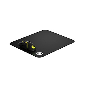 SteelSeries QcK Gaming Surface - Medium Thick Cloth - Mouse Pad of All Time - Peak Tracking and Stability - Black