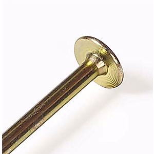 Palace Imports 120 mm Bolts and Half-Moon/Crescent/Lunar Nuts B120, Pack of 4. 1/4 Inch Thread. Best for Made in Brazil Beds/Bunk Beds with 3 Inch Posts.