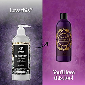 Luxury Nighttime Bubble Bath for Women - Aromatherapy Sleep Bath Soak for Women Relaxing and Nourishing Vegan Formula with Lavender Essential Oil and Shea Butter - Sulfate Paraben and Phthalate Free